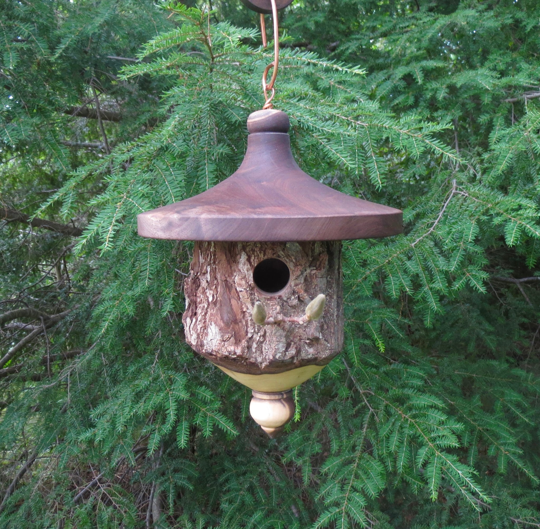Birdhouse, Rustic Outdoor Birdhouse, Natural Usable Birdhouse ...